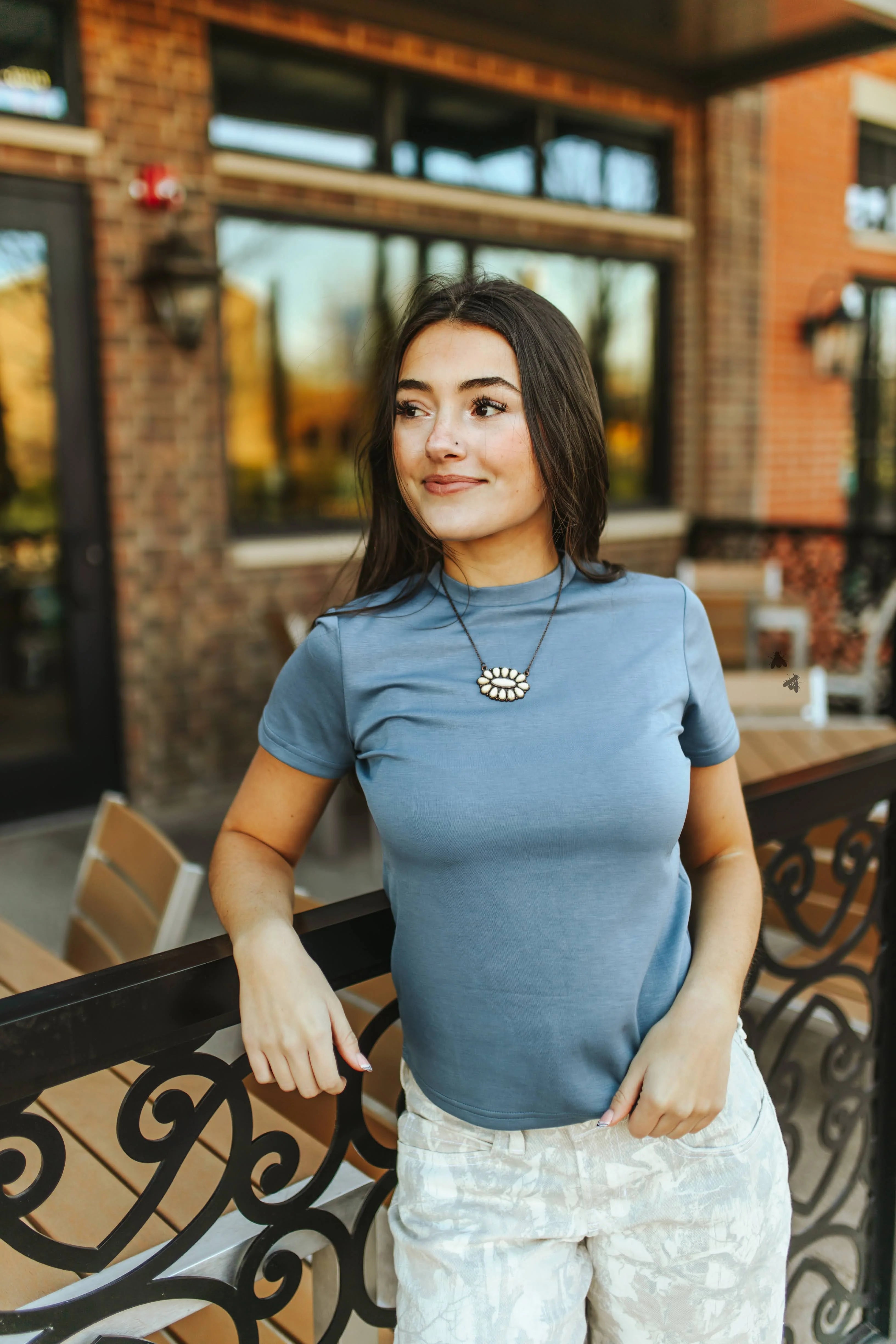 Cloud Basic Tee (3 Colors) – Midwestern Mama Boutique